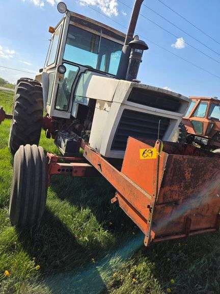 CASE 1570 DIESEL TRACTOR AGRI KING CAB, WIDE FRONT, 3PT, ROCK BOX, 20 ...
