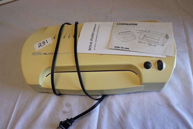 LAMINATOR - Ziemer Hilbrands Auctions