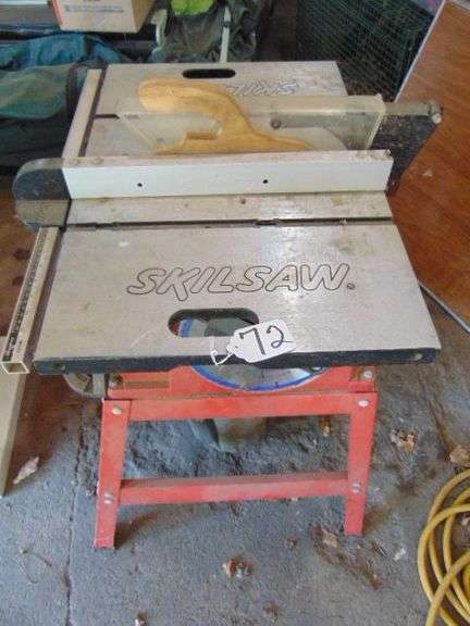 SKILL SAW TABLE SAW 10' ON STAND - Ziemer Hilbrands Auctions