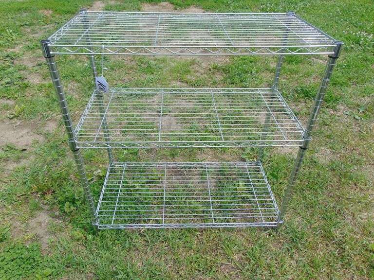 3 WIRE SHELF RACK - Ziemer Hilbrands Auctions