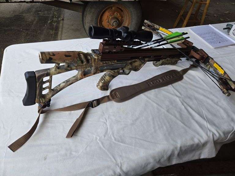 COVERT CX1 CROSSBOW CAMO CARBON EXPRESS MODEL 2034 W ARROWS, CASE ...