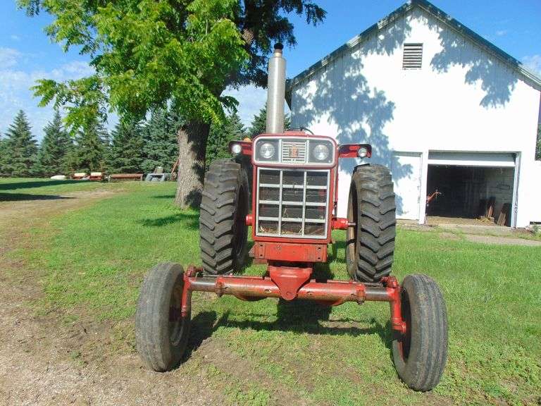 IH 666 DIESEL, WF, FAST HITCH, PTO, 16.9-38 GOOD TIRES, TA IS GOOD ...