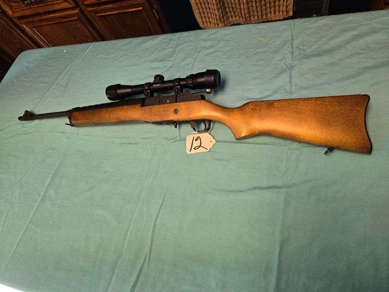 RUGER MINI 14 RANCH RIFLE 223 CAL SEMI AUTOMATIC WITH BUSHNELL 3X9 ...
