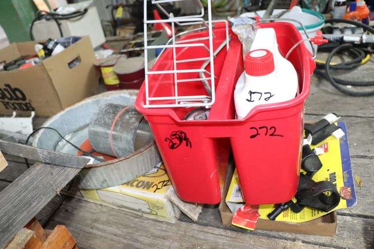 HEATED WATER PAN, ORGANIZER BUCKET, ROD HOLDERS - Ziemer Hilbrands Auctions