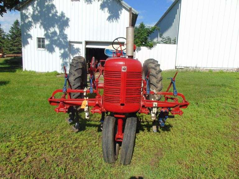 FARMALL C NF, W/ 2 ROW MOUNTED CULTIVATOR, GOOD TIRES, PTO, SER# 4526 ...