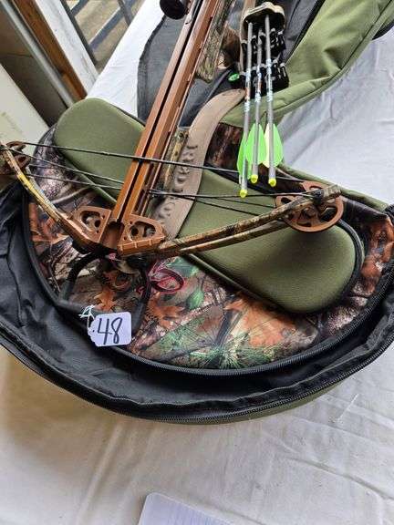 COVERT CX1 CROSSBOW CAMO CARBON EXPRESS MODEL 2034 W ARROWS, CASE ...