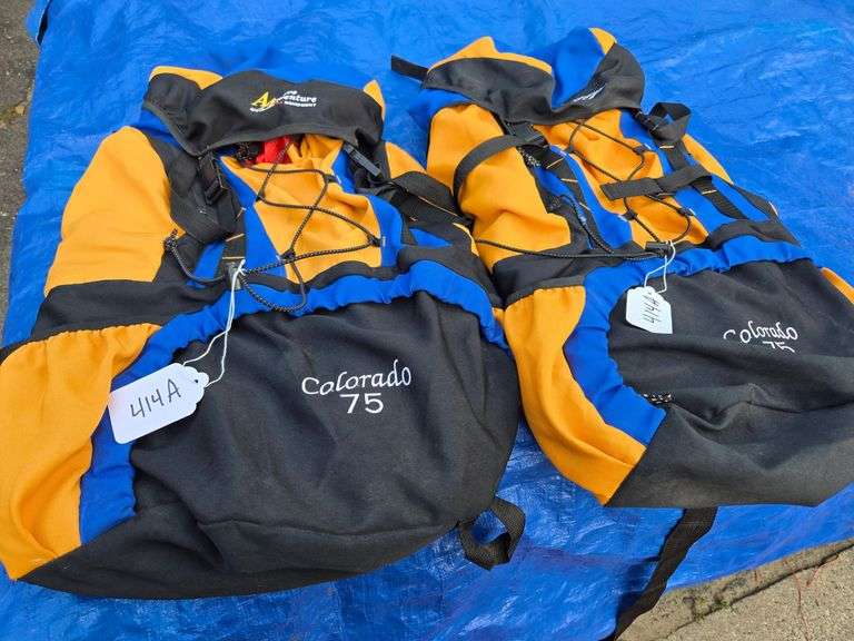 (2) ACTIVE ADVENTURE COLORADO HIKING BACK PACKS - Ziemer Hilbrands Auctions