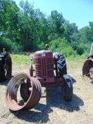 IH W400 DIESEL WF BARE BACK GOOD TIN MISSING 1 REAR TIRE #2505 - Ziemer ...