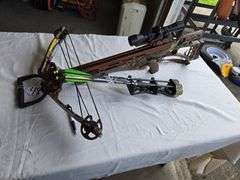 COVERT CX1 CROSSBOW CAMO CARBON EXPRESS MODEL 2034 W ARROWS, CASE ...