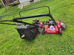 YARD MACHINE 3.8 HP GAS PUSH MOWER 22" CUT (RUNNING), YARD MACHINE PUSH ...