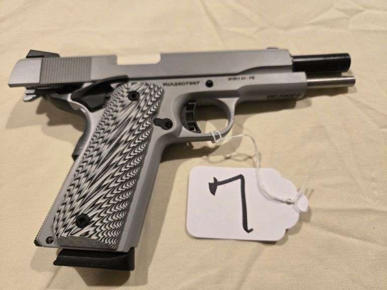 PERMIT TO PURCHASE: ROCK ISLAND M1911 A1-FS, 45 ACP CALIBER SEMI ...
