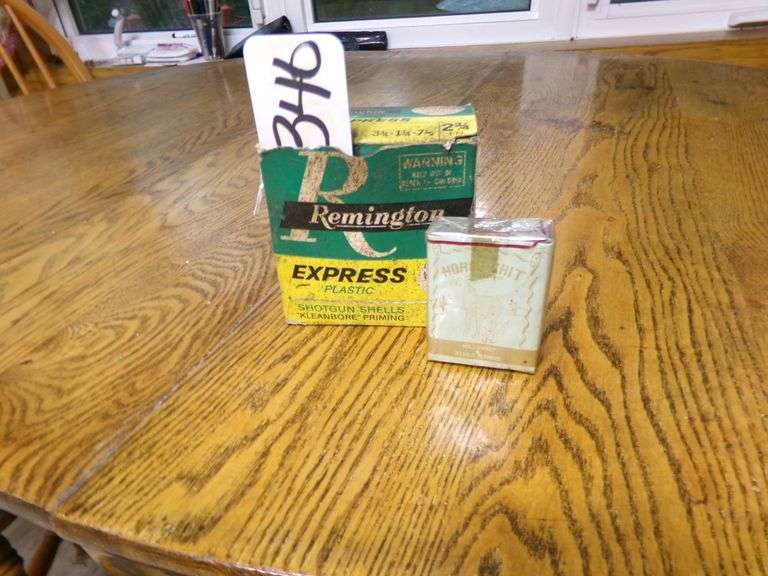 12 GAUGE REMINGTON SHELLS, VINTAGE CIGARETTES UNOPENED - Ziemer ...