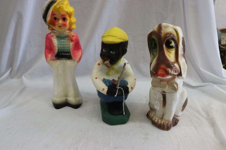 CARNIVAL CHALKWARE STATUES - Ziemer Hilbrands Auctions