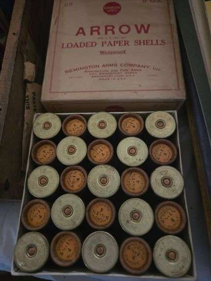 ARROW LOADED PAPER SHELLS - Ziemer Hilbrands Auctions