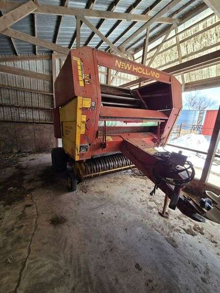 New Holland 855 Chain Type Round Baler, Fastnet, Bale command Monitor ...